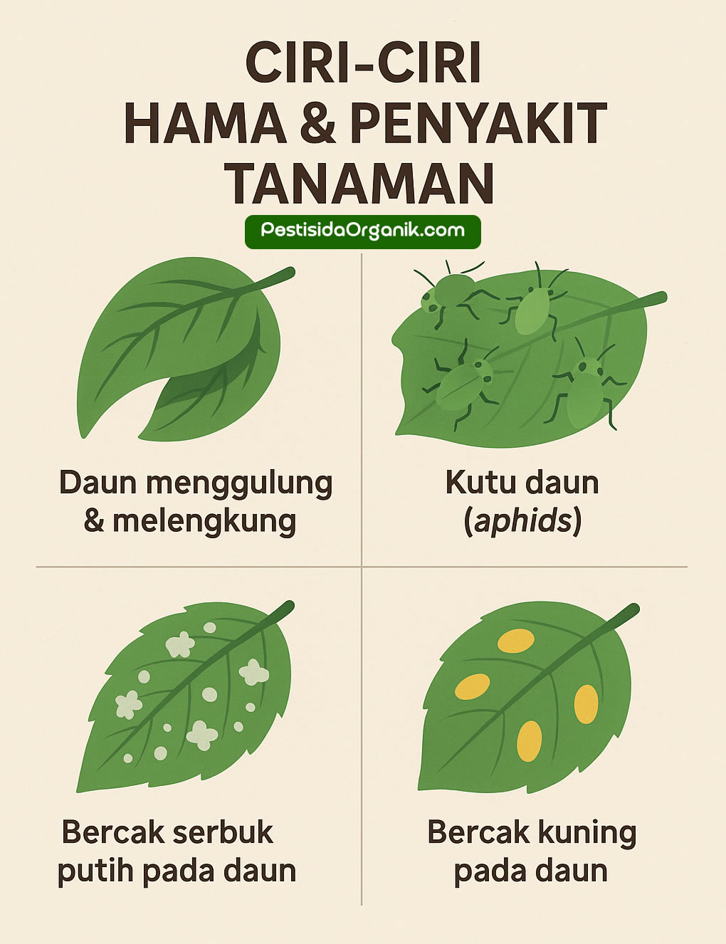 Kutu Daun (Aphids): Cara Mengatasi, Ciri-Ciri, dan Pencegahannya